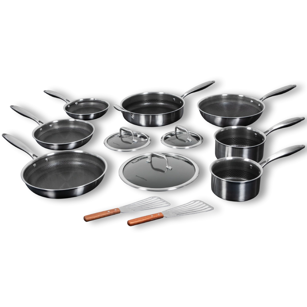 StoneDine Hybrid AU – Stainless Steel Non-Stick Cookware