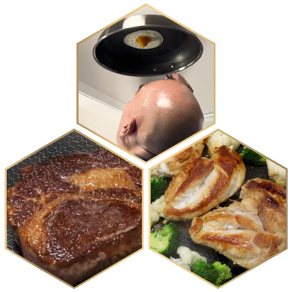 StoneDine Hybrid AU – Stainless Steel Non-Stick Cookware